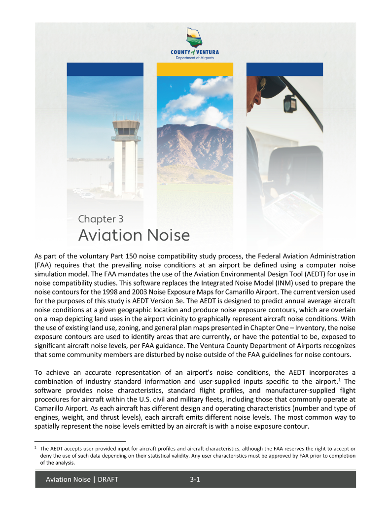 Study Documents/Documentos del estudio – Camarillo Noise Study